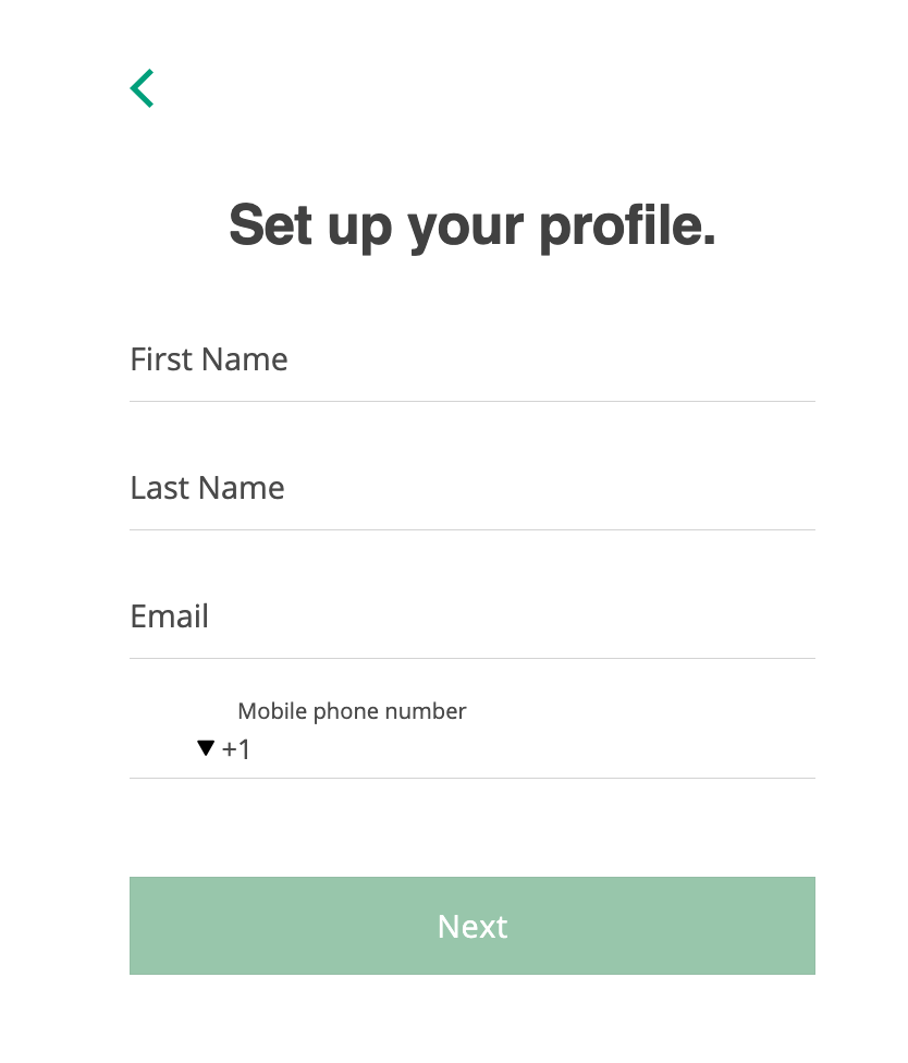 Member app view and functions