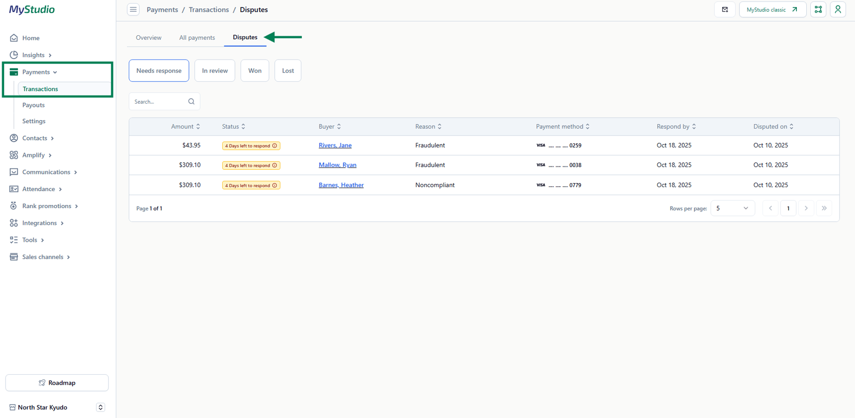 Dispute Best Practices